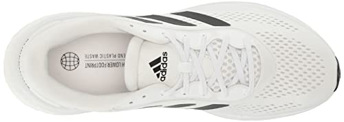 adidas Men's Supernova 2 Running Shoe, White/Black/Dash Grey, 15