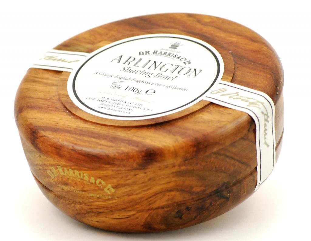 D.R.Harris & Co Arlington Mahogany Shaving Bowl & Shaving Soap 100g