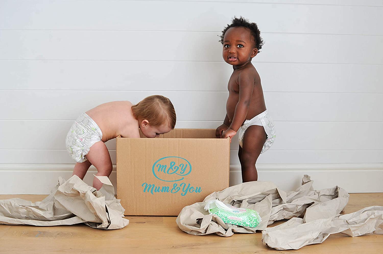Mum & You Nappychat Diapers, Size 4 (Pack of 2), Unisex-Babies, Soft and Flexible, Hypoallergenic, Dermatologically Tested, Eco-Friendly, Chlorine-Free, 100% Renewable Energy