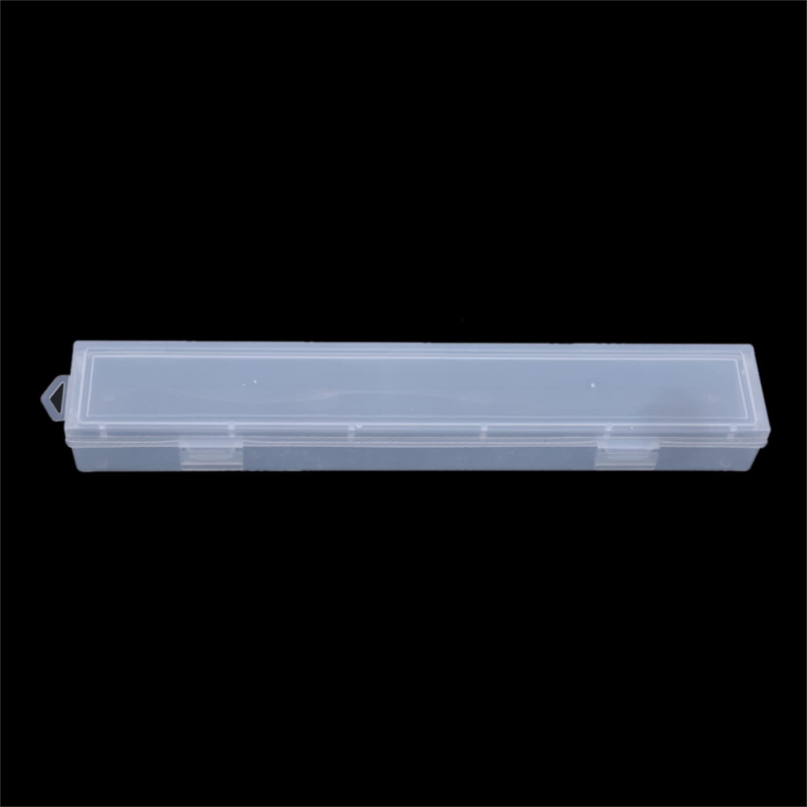 ShanLily Translucent Plastic Paint Brush Holder Long Paint Brushes Watercolor Pens Pencils Drawing Tools Storage Box Container Case