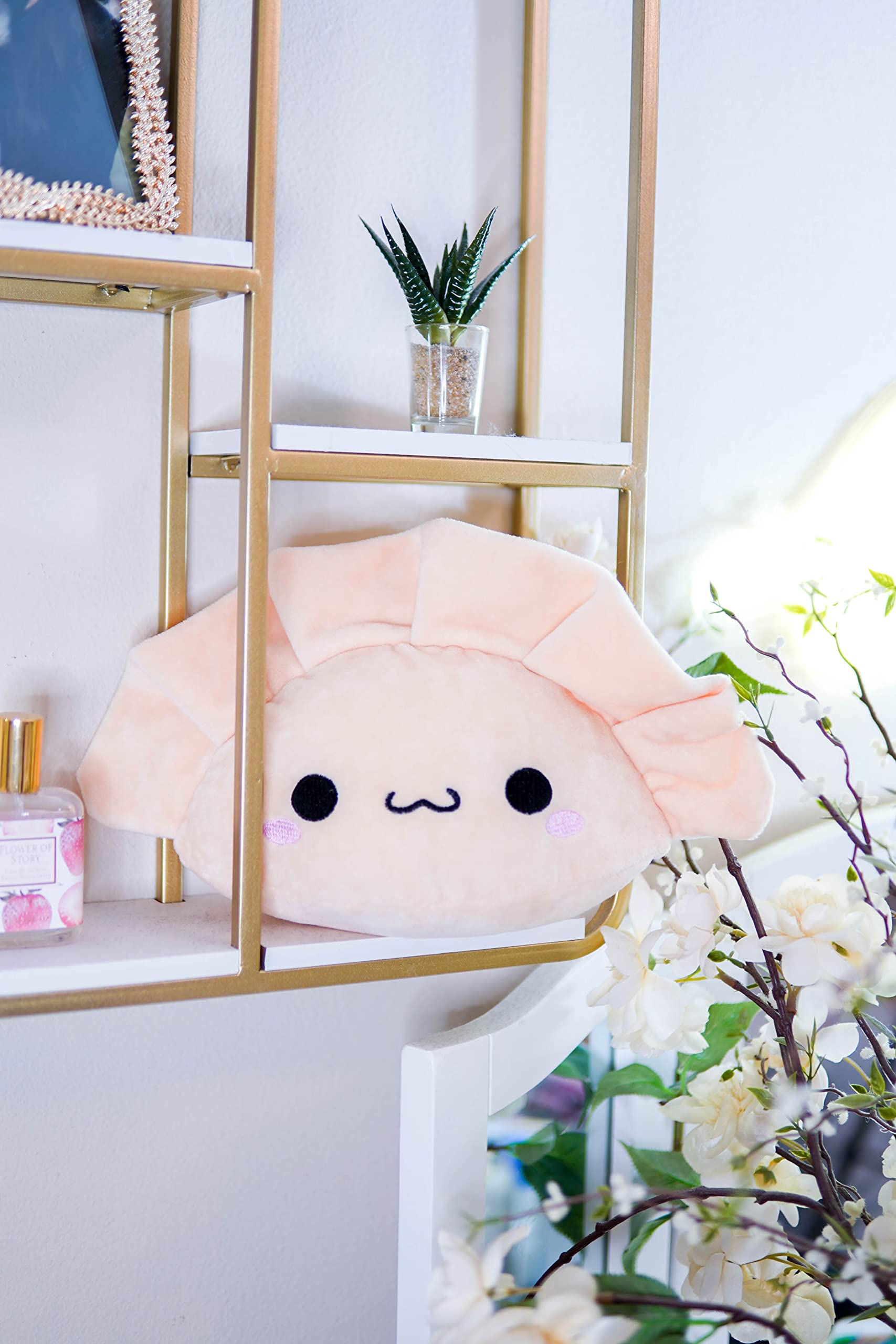 ABC Gyoza 12 Inch Chinese Japanese Korean Asian Dumpling Plush Toy with Squishy Soft Stuffing