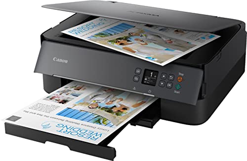 Canon Wireless Pixma Inkjet All in One Printer with Scanner - High Resolution Fast Speed Printing Compact Size Up to 4800x1200 DPI Color Resolution, Bonus Set of NeeGo Ink and 6 Ft Printer Cable