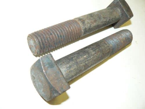7/8"-9 x 5" Square Head Machine Bolts - Plain Steel Finish - Lot of 5 Pcs. HQ