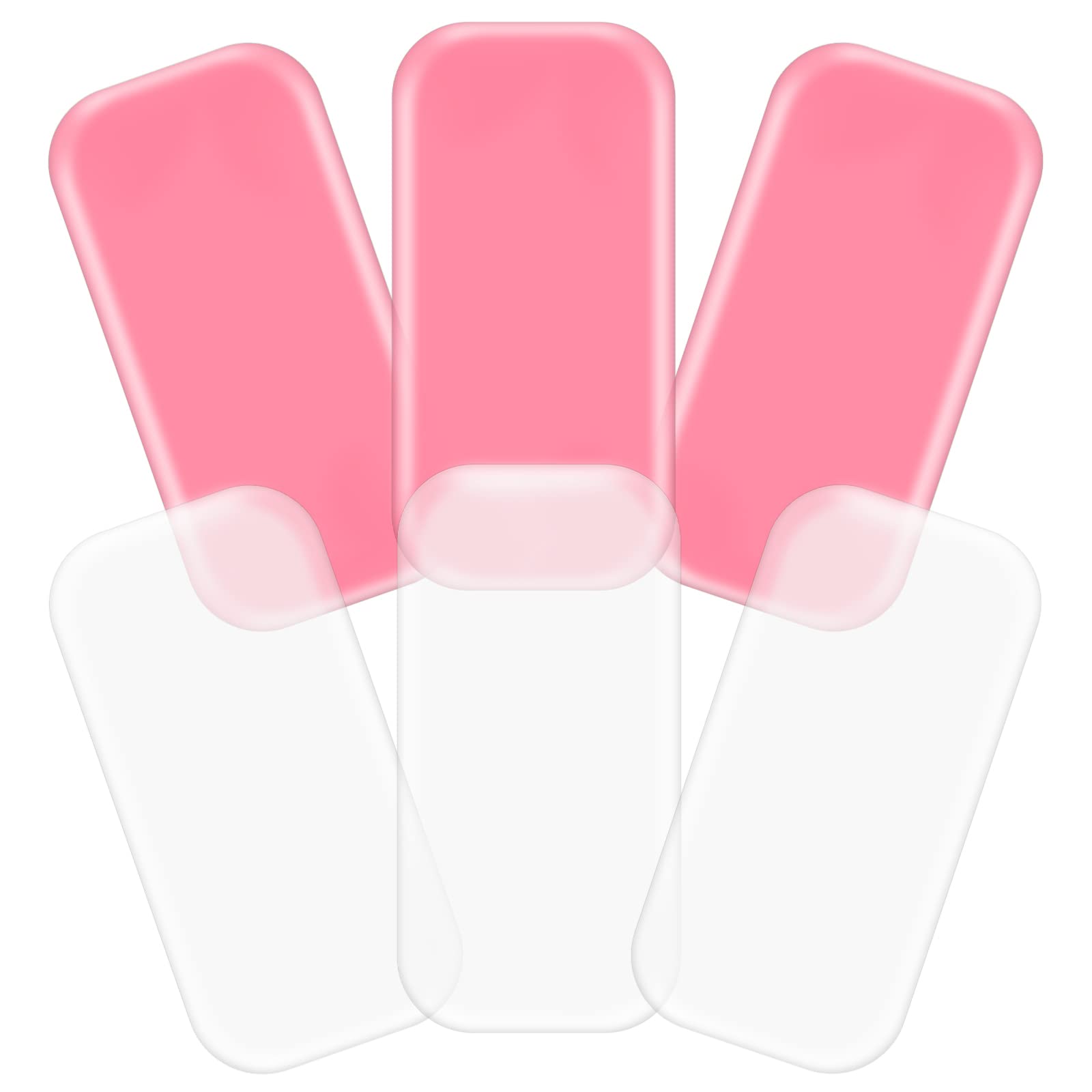 6 Pieces Silicone False Eyelash Holder Pads Loose False Lashes Holder Reusable Reusable Silicone Pad Eyelash for Women and Lash Extension Supplies Tools