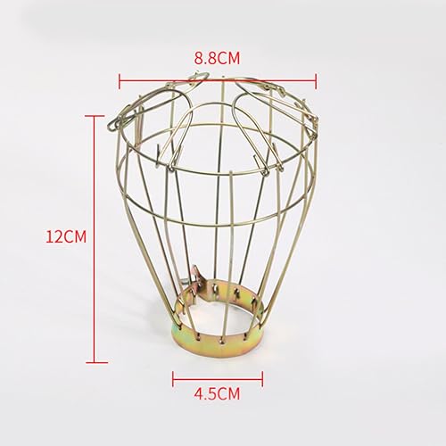balacoo Ceramic Heat Emitter Bulb Guard Anti Scalding Reptile Heat Lamp Cover Reptile Heat Lamp Mesh Cover