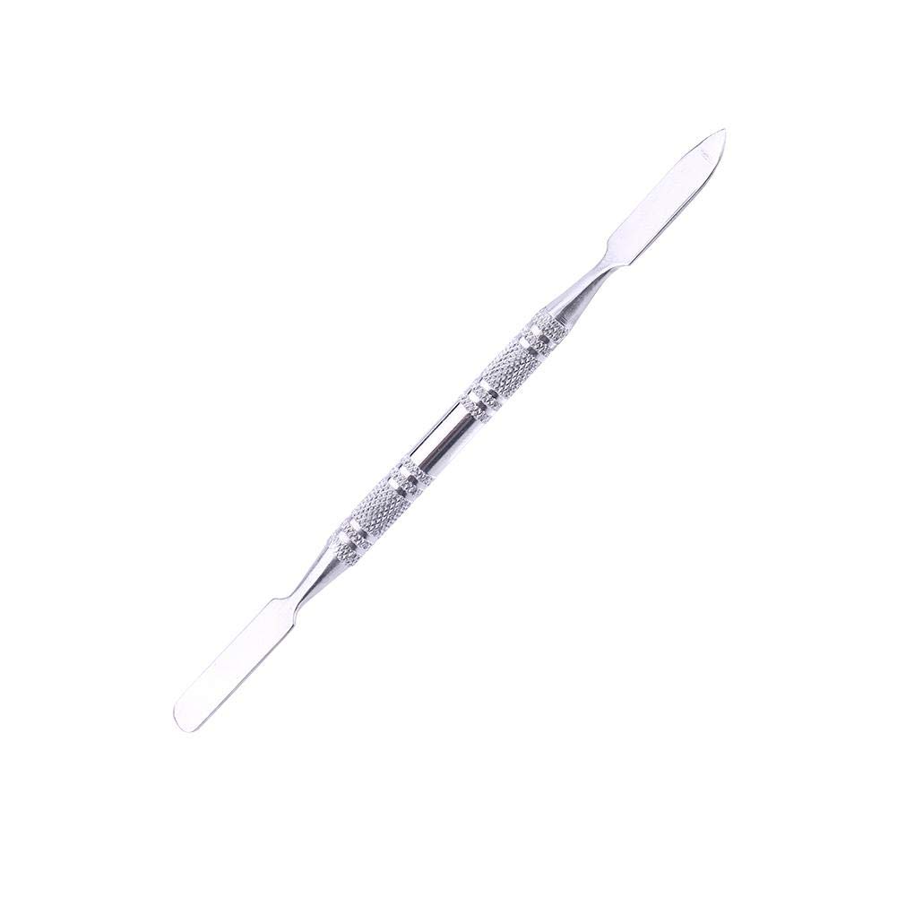 Rotekt Small Stainless Steel Makeup Palette Rectangle Shape Mixing Plate Tools With Spatula