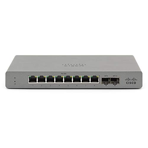 Meraki Go by Cisco | 8 Port Network Switch | Cloud Managed | [GS110-8-HW-US]