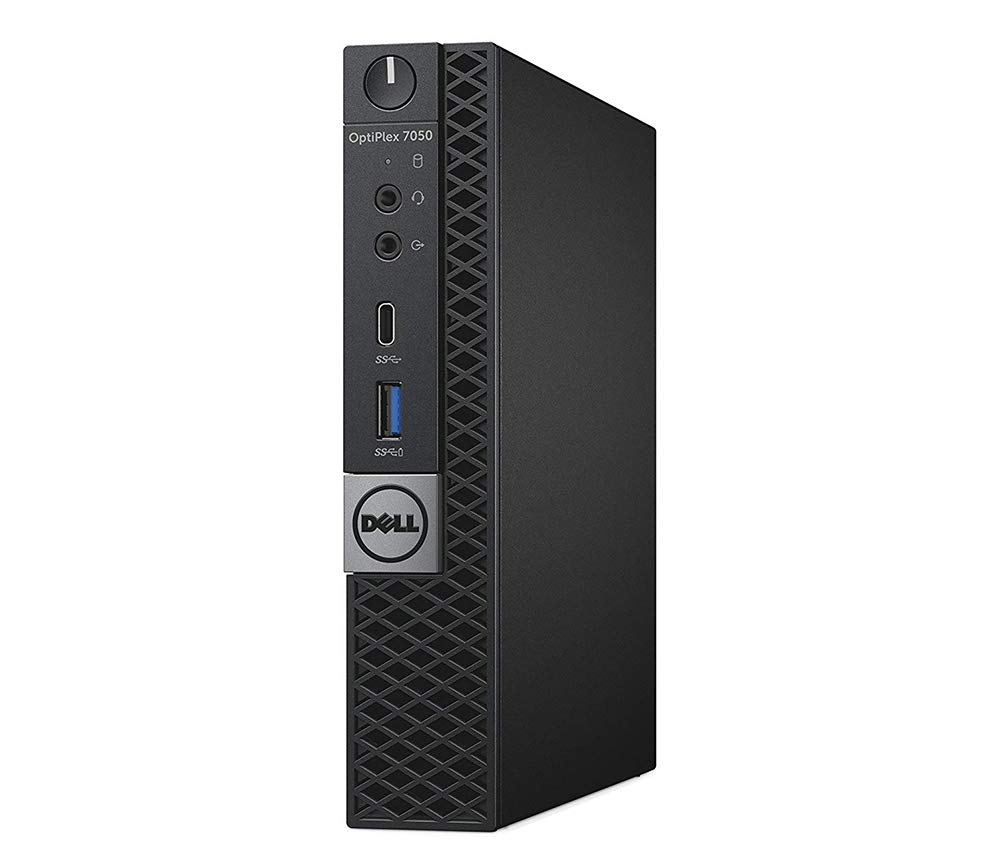 Dell Optiplex 7050 Micro Desktop, Intel i3, 16GB RAM, 256GB SSD, WiFi, Keyboard and Mouse, Windows 10 Pro (Renewed)