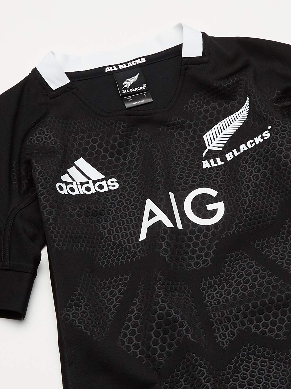 adidas mens All Blacks Home Performance Jersey Black Medium