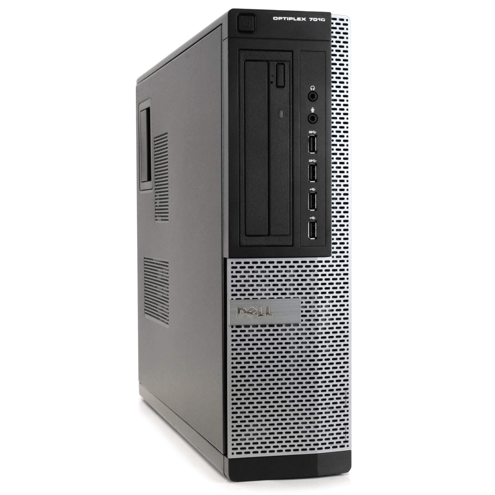 Dell OptiPlex 7010 PC Desktop Computer, Intel i5-3470 3.2GHz CPU, 16GB RAM, 512GB SSD, Windows 10 Home, 24 LCD Monitor, Wireless Keyboard & Mouse, DVD, New 16GB USB Flash Drive, USB WiFi (Renewed)