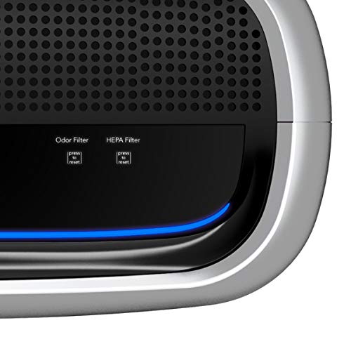 Oreck Air Response Air Purifier, HEPA and Carbon Filtration For Home, Quiet, Large, Silver, WK16002