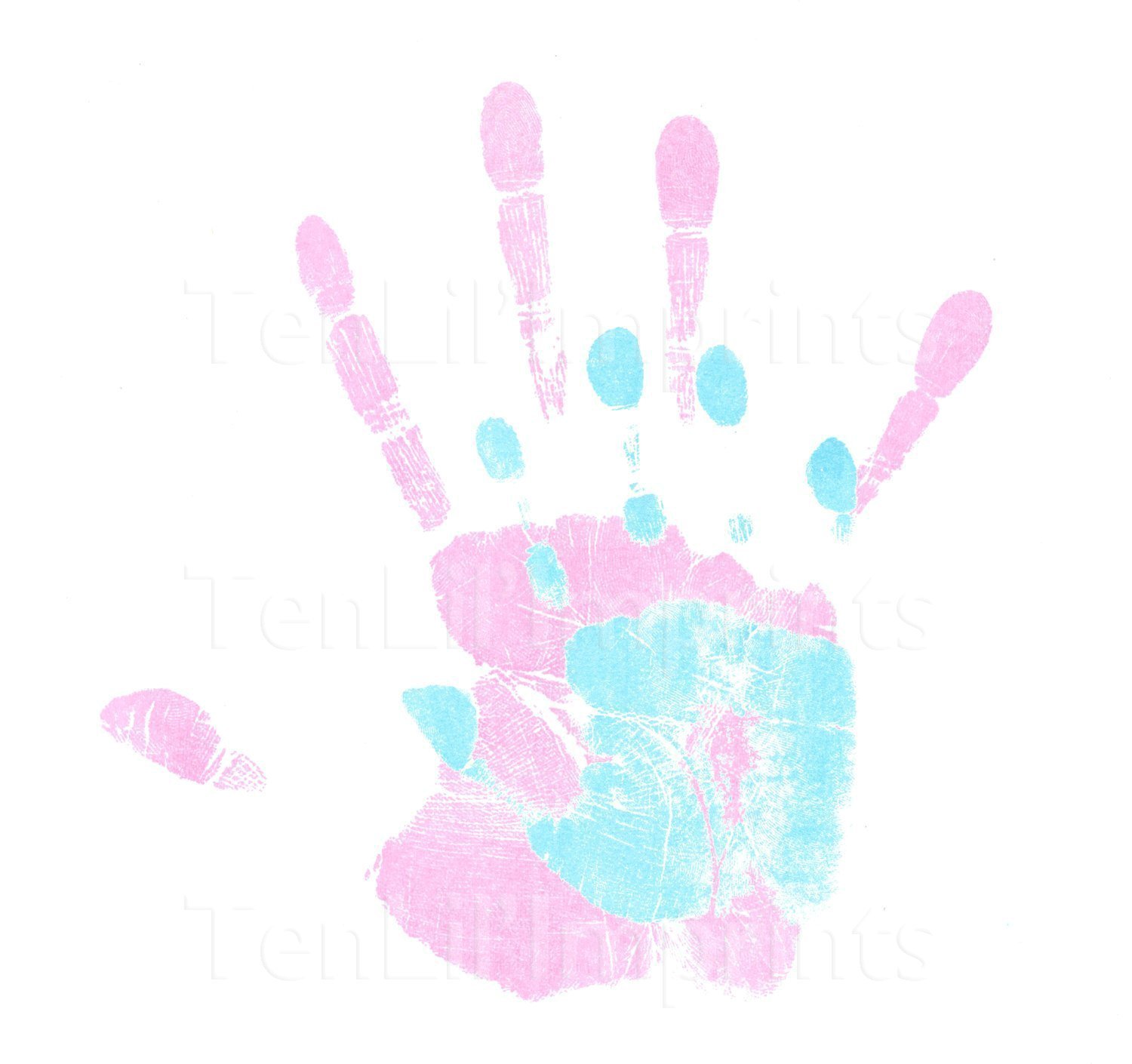Daddy & Me Inkless Handprint and Footprint Kit