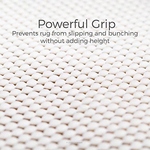 Linenspa Ultra Grip Non Slip Rug Pad - Heavy Duty Area Rug Gripper for Any Floor Surface - 4 x 6 Feet