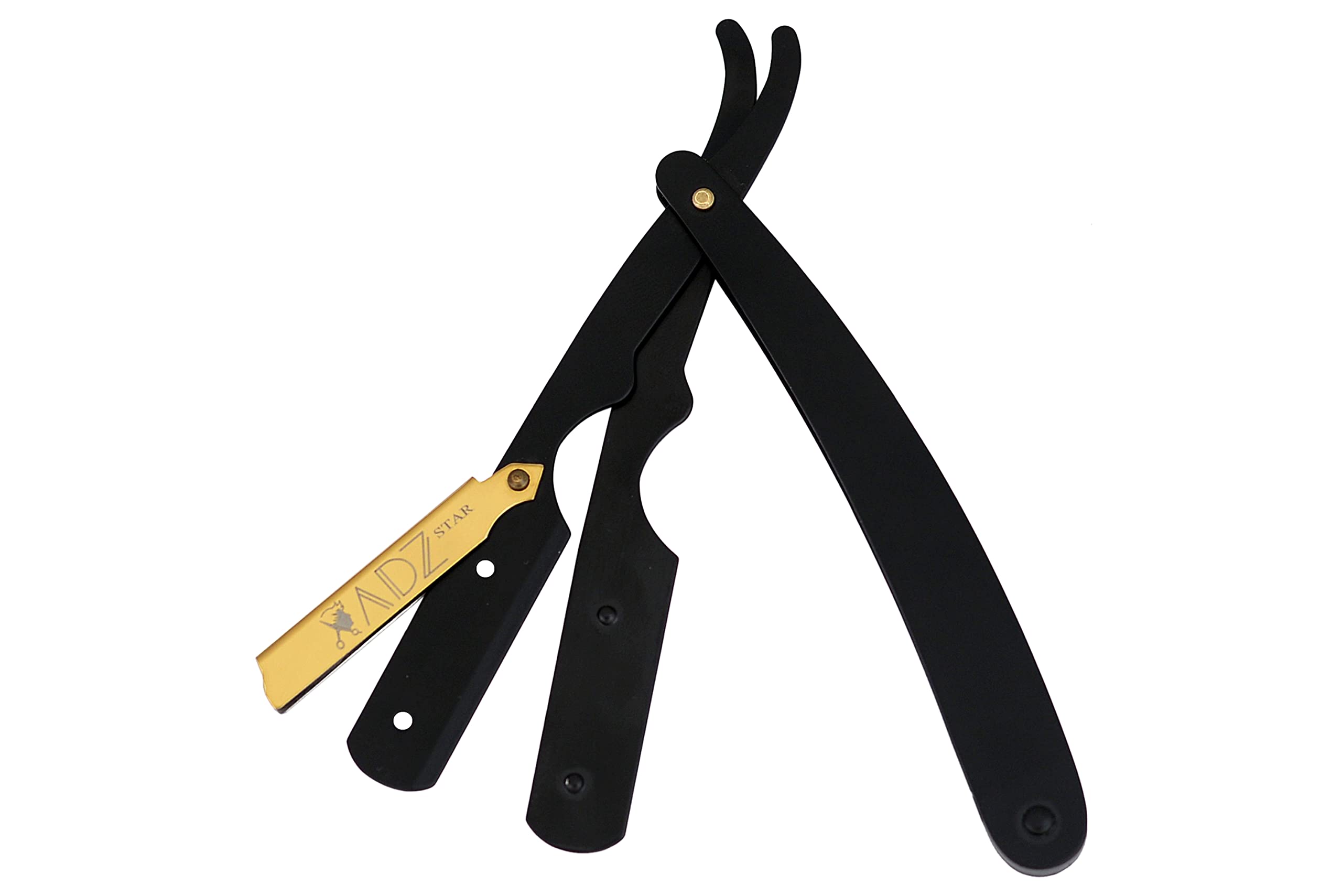 ADZ STAR Professional Black Razor with Gold Lock, 1 Count