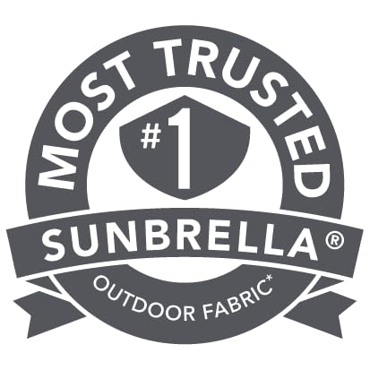 AE Outdoor Sunbrella Deep Seat Patio Replacement 2-Piece Cushion Set (Cast Lagoon)