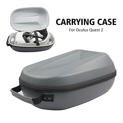 Dengofng Carrying Case for VR Gaming Headset,Carrying Case for VR Headset Accessories Portable Travel Storage Bag with Zipper(Gray)