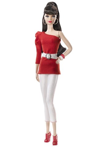 BARBIE BASICS (2011) COLLECTION RED Model NO. 03 BRUNETTE - BLACK LABEL