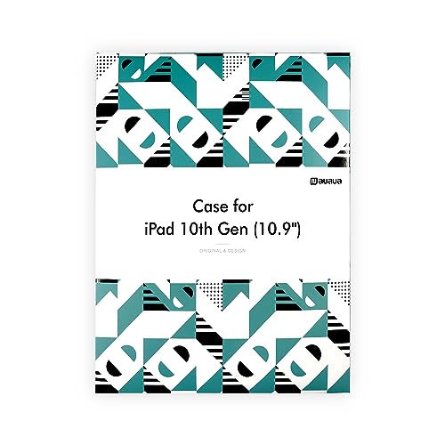 auaua Case for iPad 10th Generation 2022, 10.9 inch Case with Pencil Holder, Auto Sleep/Wake, Adjustable Stand, PU Leather (Brown)