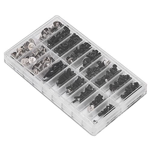 Alloy Steel Screws, 360Pcs Fasteners Multiple Sizes M2 M2.5 M3 Computer Screw Kit for Electronic Product Maintain