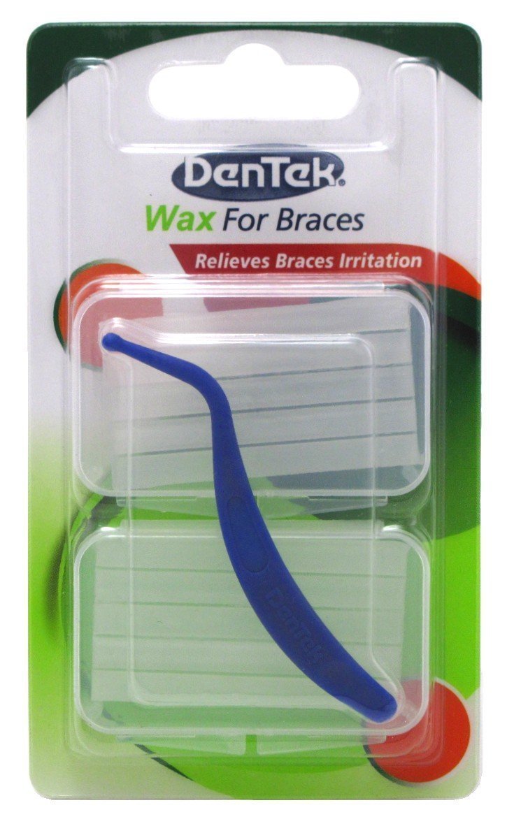 Platypus Ortho Flosser (2 Packs of 30), & Dentek Wax for Braces