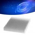 Aluminum Heatsink Cooling Heat Sink Circuit Board Cooling Cooler Fin for CPU Amplifier PCB 150x120x20mm (White)
