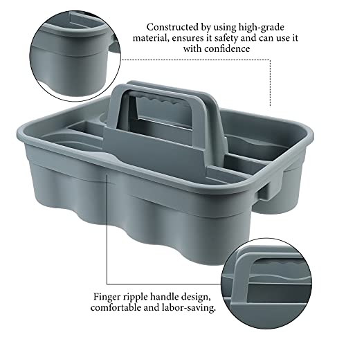 Baluue 1pc Floors Shower Portable Handle Basket, Multiuse Basket,hand All- - Utility with and Storage Sundries Versatile Bathroom Commercial Tool Multipurpose Cleaning Caddy Organizer