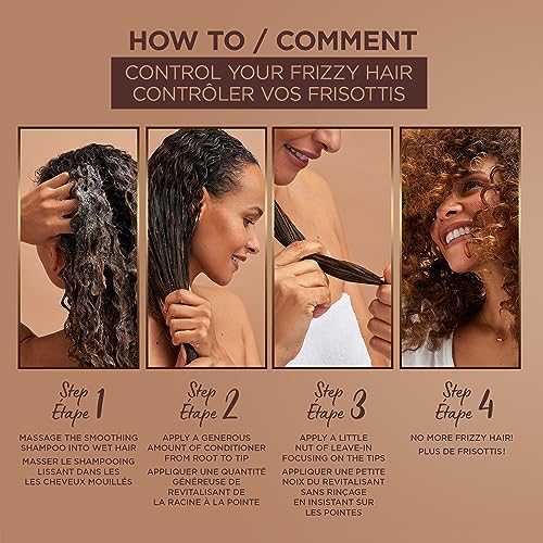 Garnier Whole Blends Conditioner with Coconut Oil & Cocoa Butter Extracts, 22 Fl Oz (1 Count)