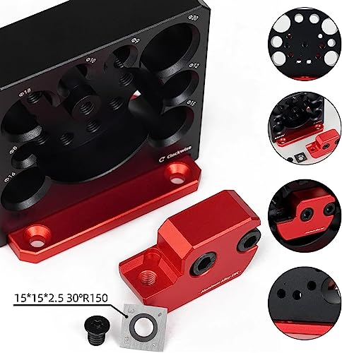 6Pcs Dowel Maker Jig Kit, Metric 8mm To 20mm Adjustable Dowel Maker, With Carbide Blade, Electric Drill Milling Dowel Round Rod Auxiliary Tool Adapters For Wooden Rods Sticks Woodworking 6Pcs Dowel Ma