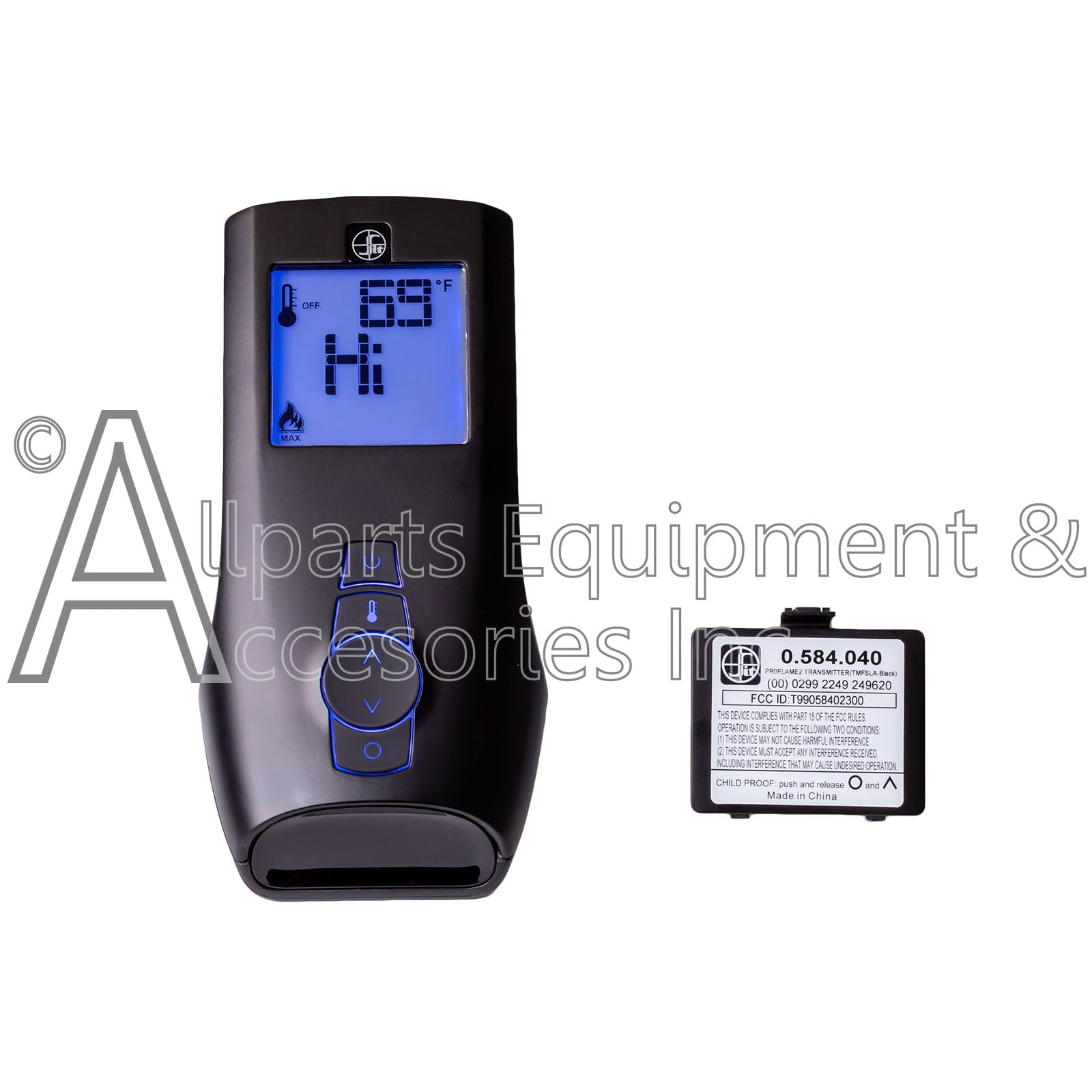 Sit Proflame 2 Remote Transmitter 0.584.040 Black GTMFSLA Series- Designed to Control All pre-Programmed Features of Proflame 2 IFC Electronic Ignition Control modules Used in Various Hearth Products