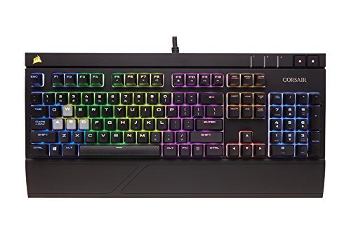 Corsair CH-9000227 Strafe RGB Mechanical Gaming Keyboard Cherry MX Red (Renewed)
