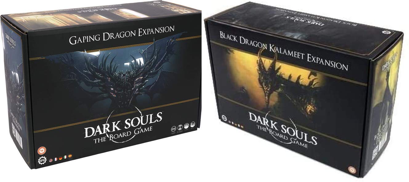 Dark Souls The Board Game Bundle Black Dragon Kalameet and Gaping Dragon Expansions (2 Items)