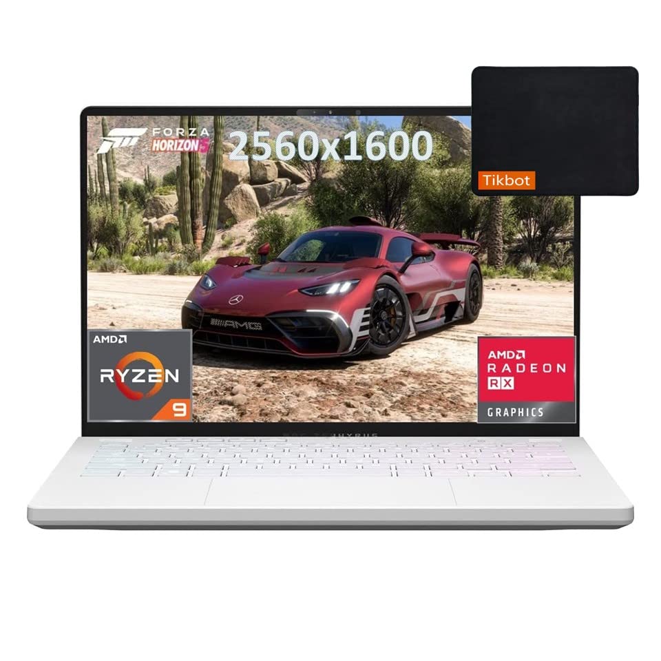 Asus - ROG Zephyrus 14 QHD(2560x1600) Gaming Laptop - AMD Radeon RX 6800S -AMD R9-6900HS -Win11 Home, with Mouse Pad (24GB RAM | 2TB PCIe SSD)