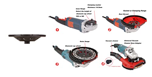 Aidelife Universal Dust Shroud for Grinders 7 inch