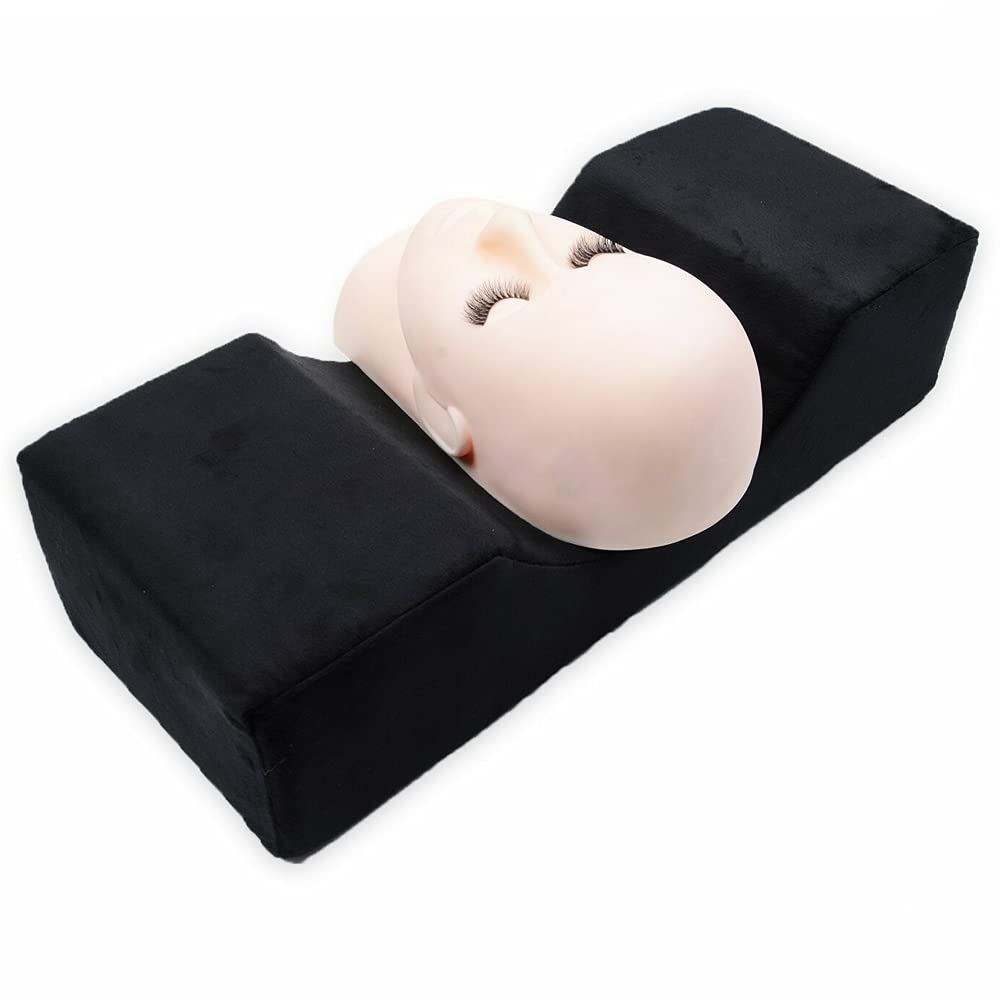 Jumiz Lash Pillow for Eyelash Extension Curve Improve Sleeping Pillow,Eyelash Extension Memory Foam Neck Pillow