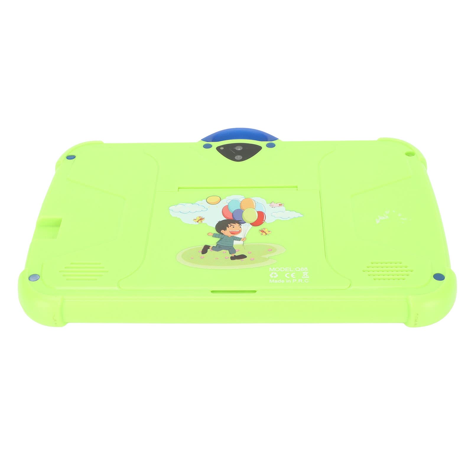 AUHX Toddler Tablet, Quad Core Processor 7 Inch Kids Tablet Dual Cameras IPS HD Screen Lightweight with Stand for Travel (US Plug)