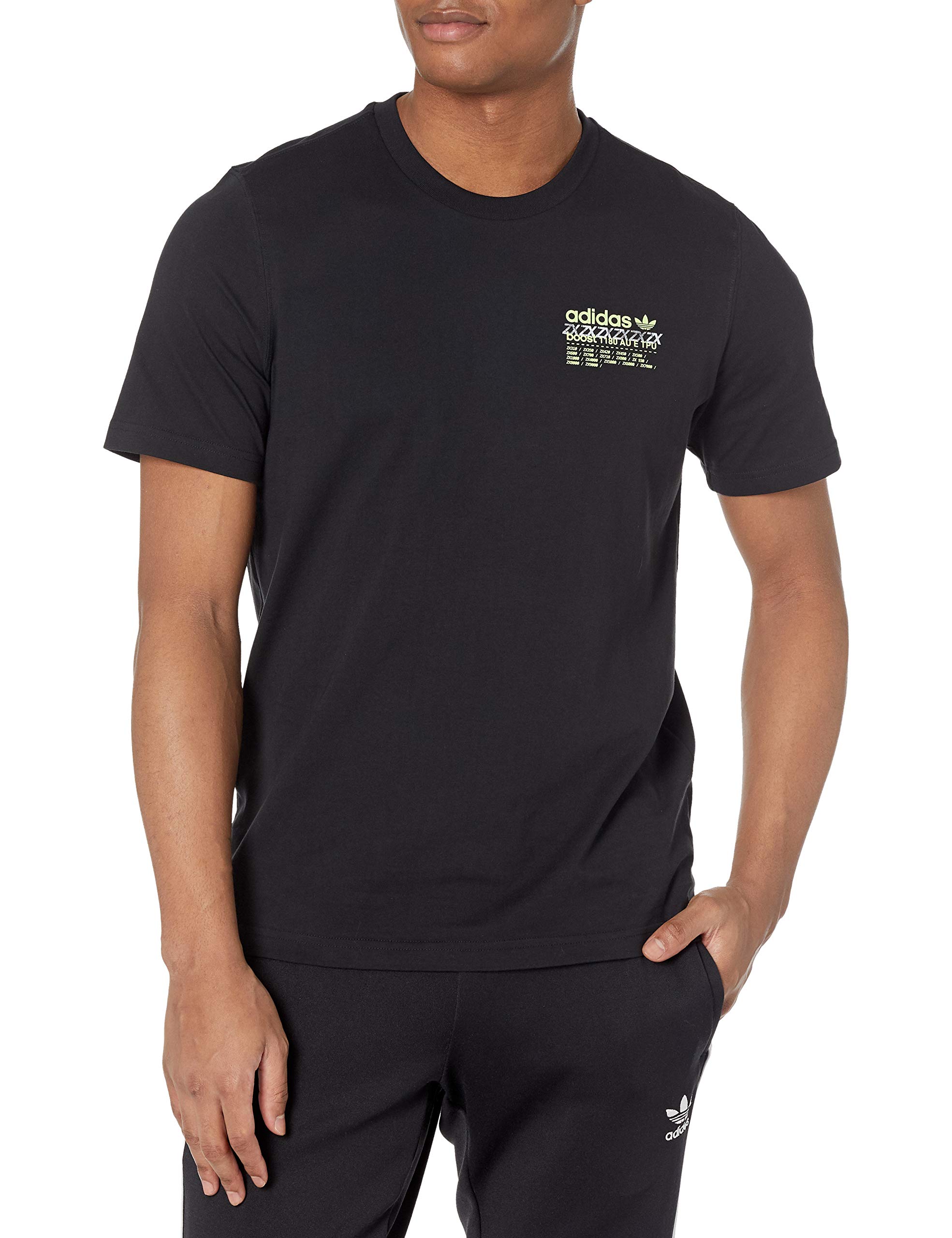 adidas Originals,mens,ZX FTW Pack Tee,Black,Large