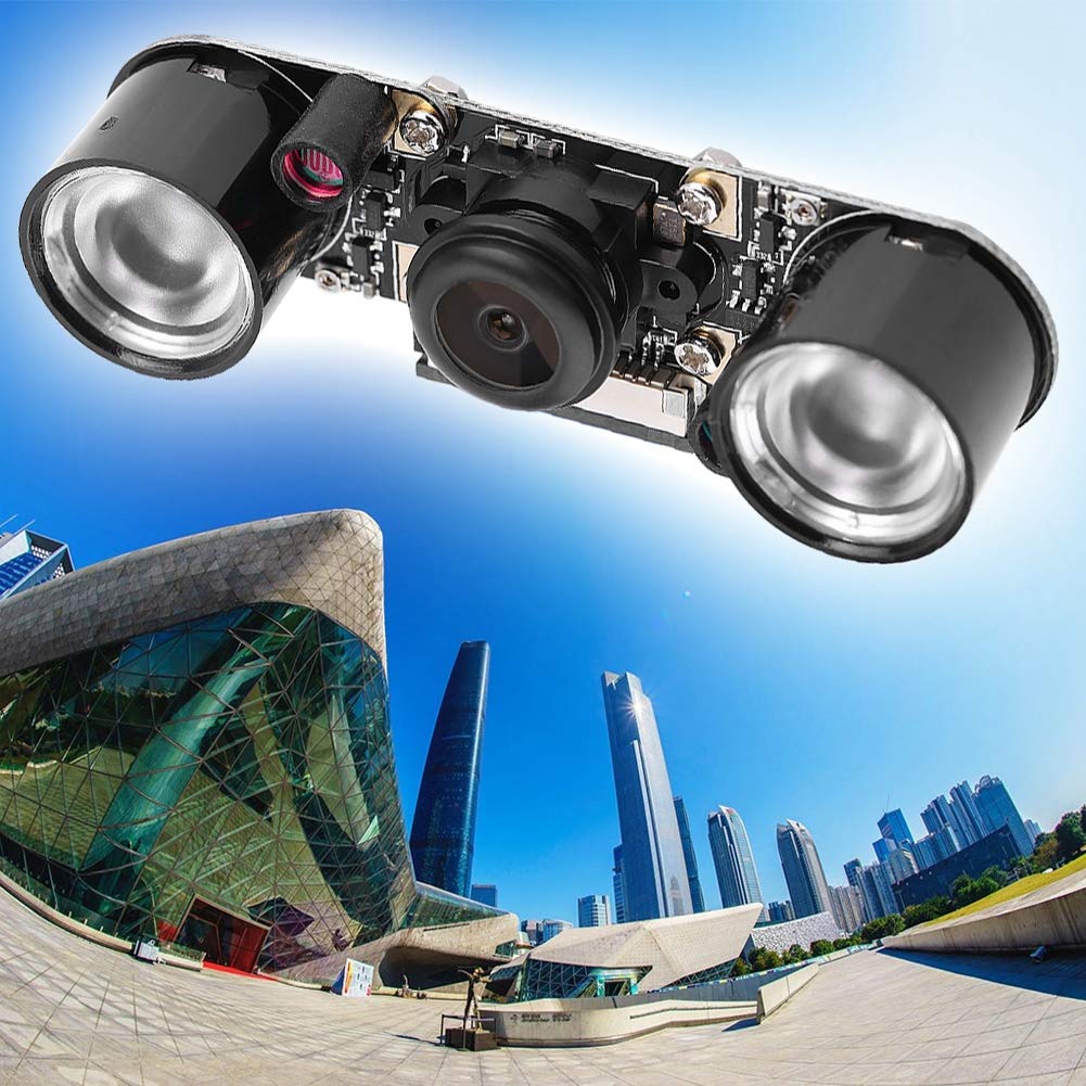 Fosa Camera Module For 3/2/B Wide Angle Fisheye Lens With Fill Light 160 Degrees 5MP 1080P OV5647 Sensor HD Video Webcam Supports Night Vision SC15