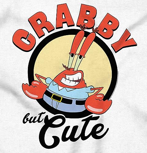 Brisco Brands Mr.Krabs Krabby But Cute Cartoon Football Romper Boy Girl