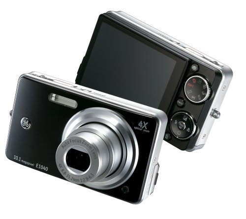 GE E1040 10MP Digital Camera with 4x Optical Zoom (Black)