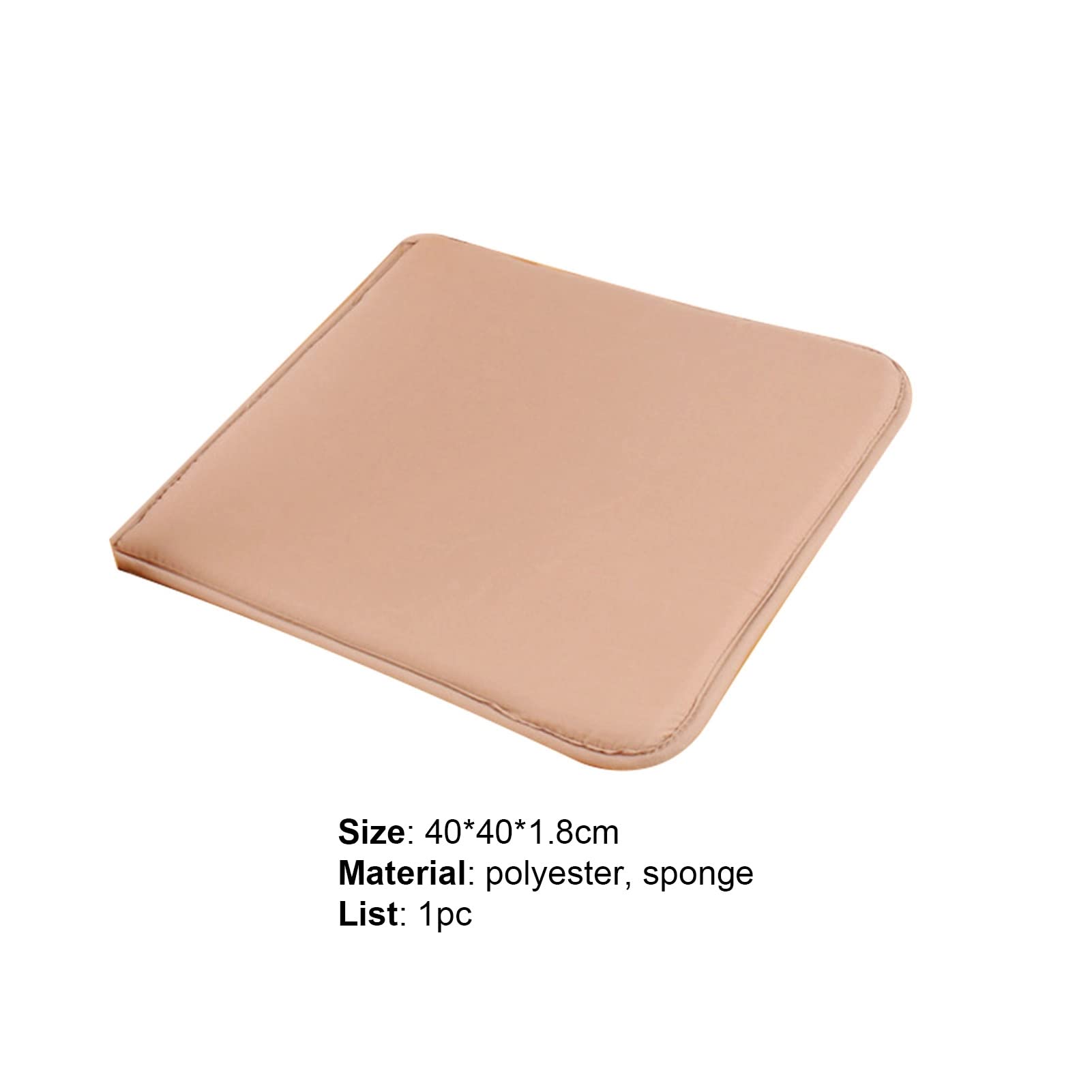 AOKID Office Chair Cushion, Chair Cushion with Ties Non-Slip Seat Cushion for Dinning Room, Living Room Orange