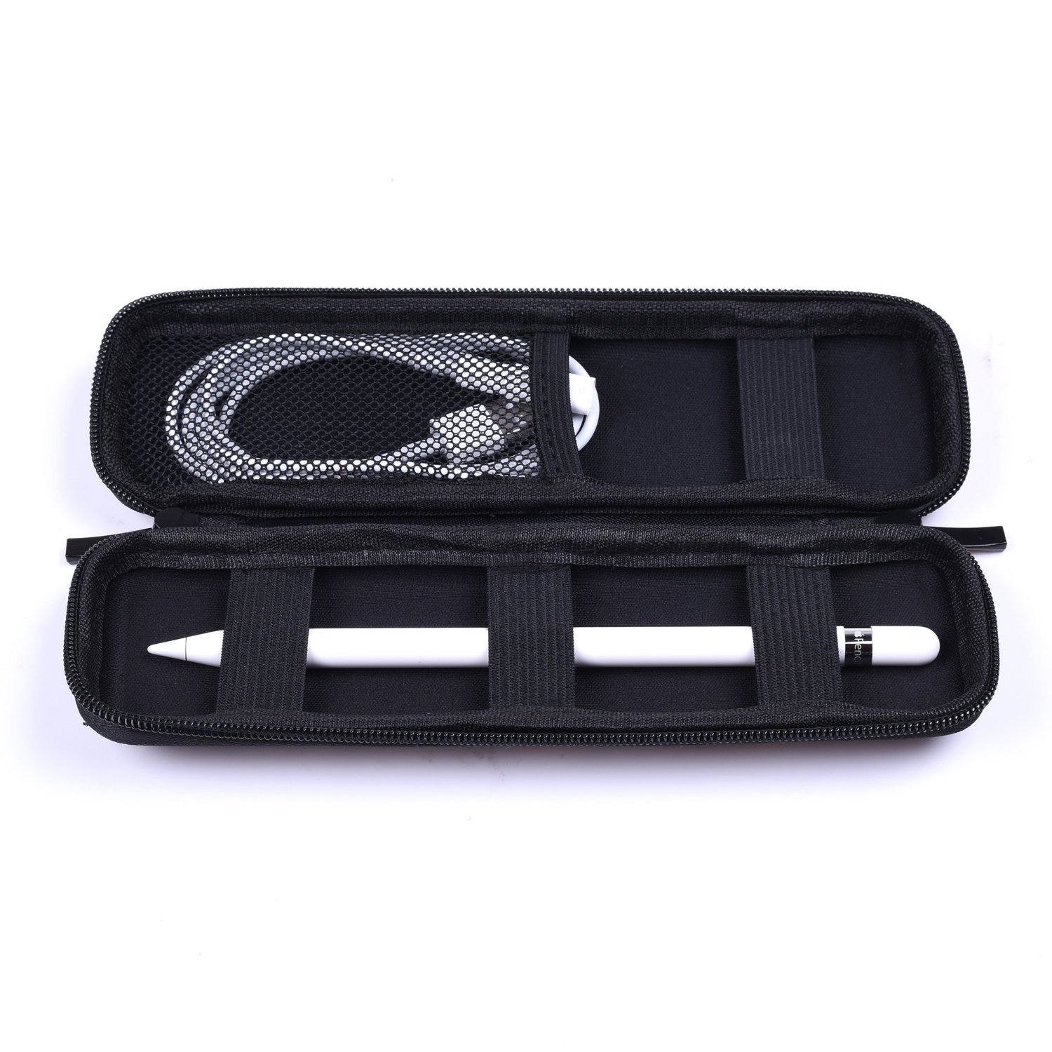 Cosmos Black Color EVA Hard Shell Stylus Pen Pencil Case Holder Compatible with Apple Pencil, Wacom Stylus Executive Fountain Pen, Ballpoint Pen, Stylus Touch Pen