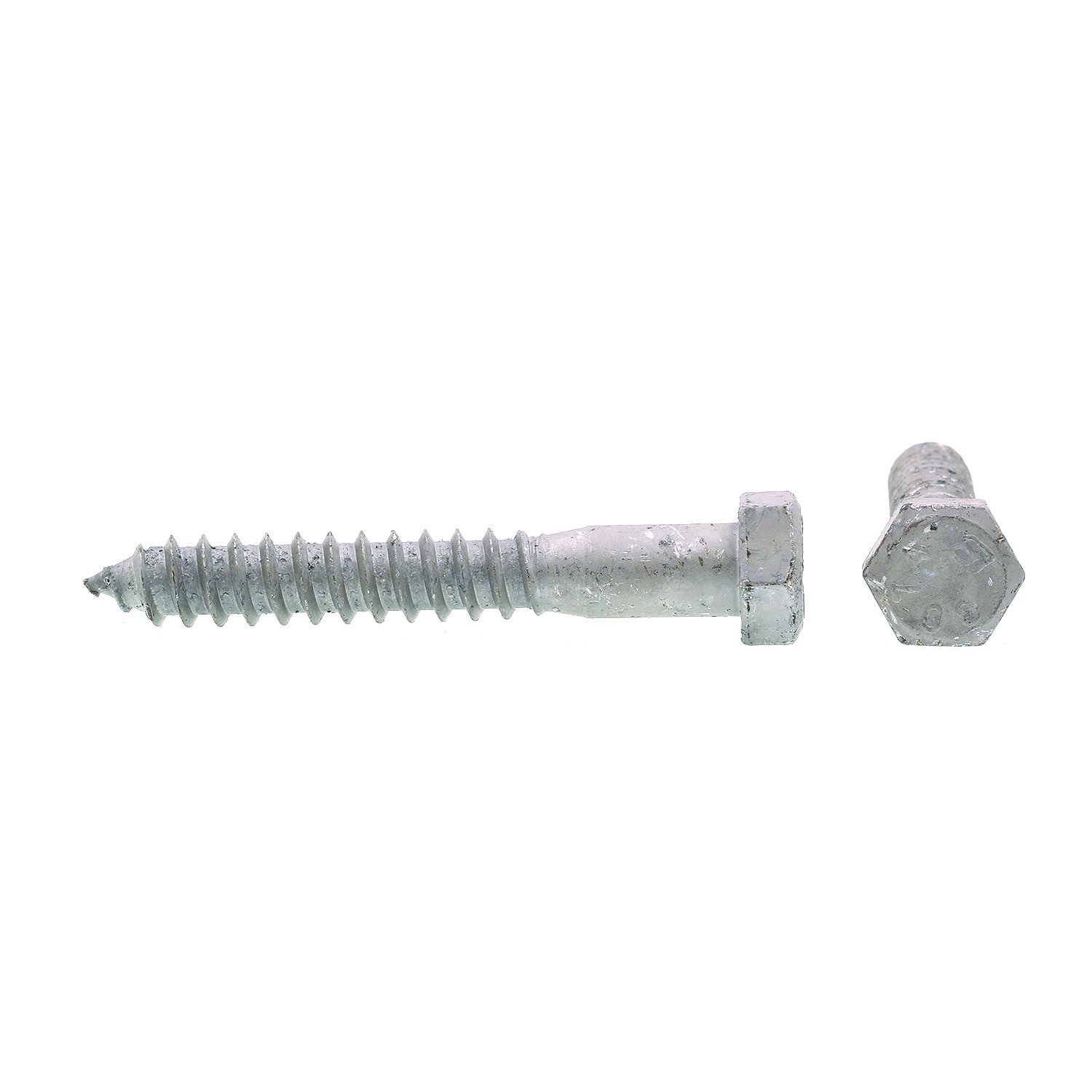 Prime-Line 9056921 Hex Lag Screws, 1/2 In. X 3-1/2 In., A307 Grade A Hot Dip Galvanized Steel (25 Pack)