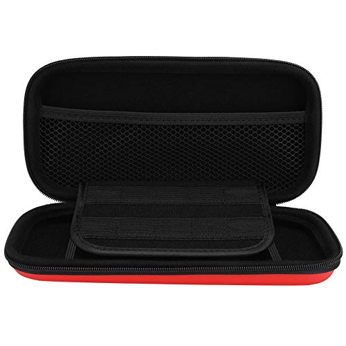 Aoutecen Lite Game Storage Bag, Hard Shell Waterproof Anti-Collision,Anti-Fall Scratch Resistant Game Consloe Carrier Hand Strap for Outdoor for Travel(red)