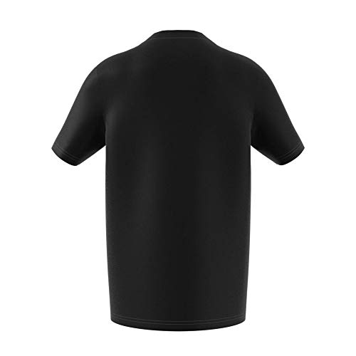 adidas Originals unisex-youth Badge Tee Black Small