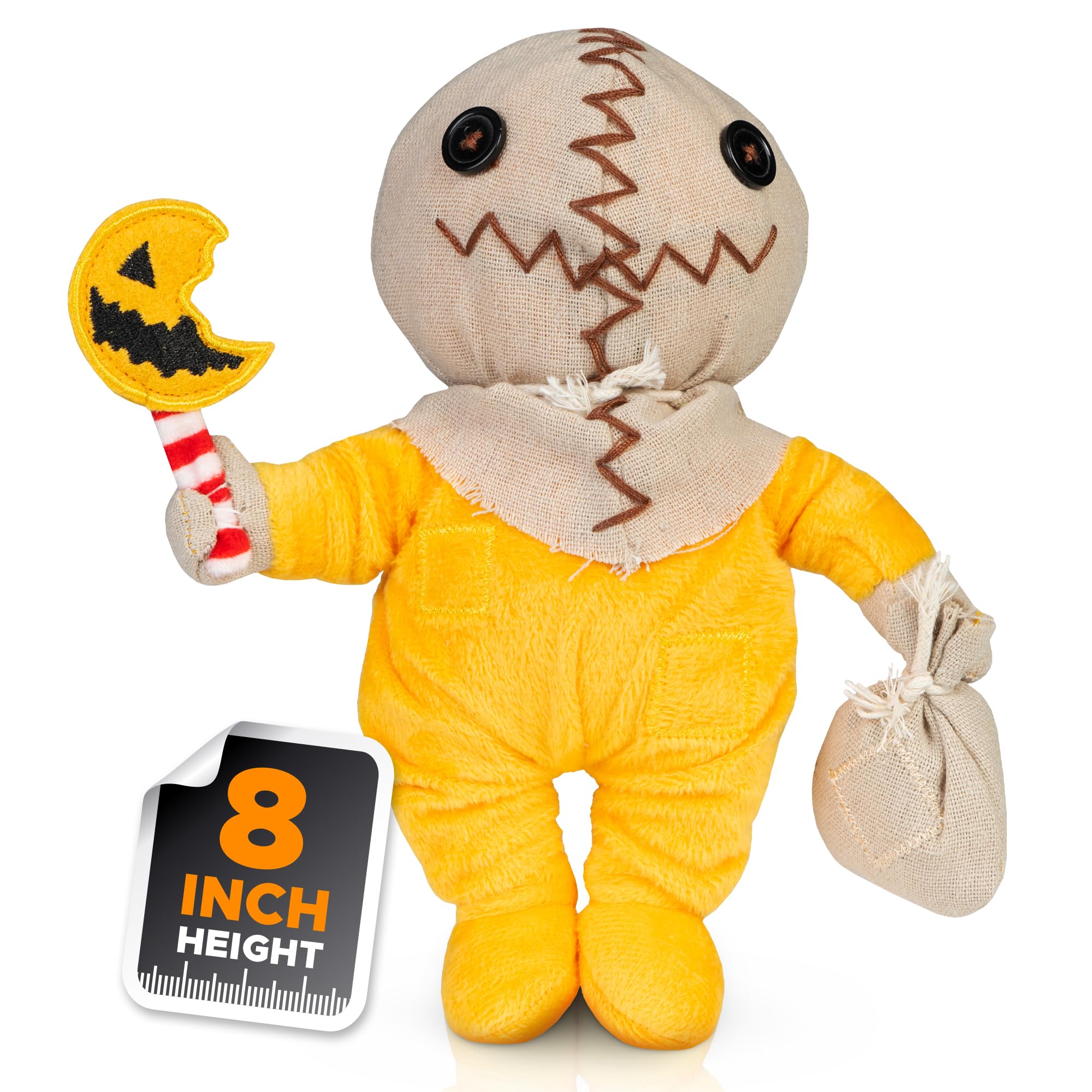 8" Sam's Trick-or-Treat Plush: Halloween Doll for Spooky Decorations and Collectors, Stuffed Animal Design