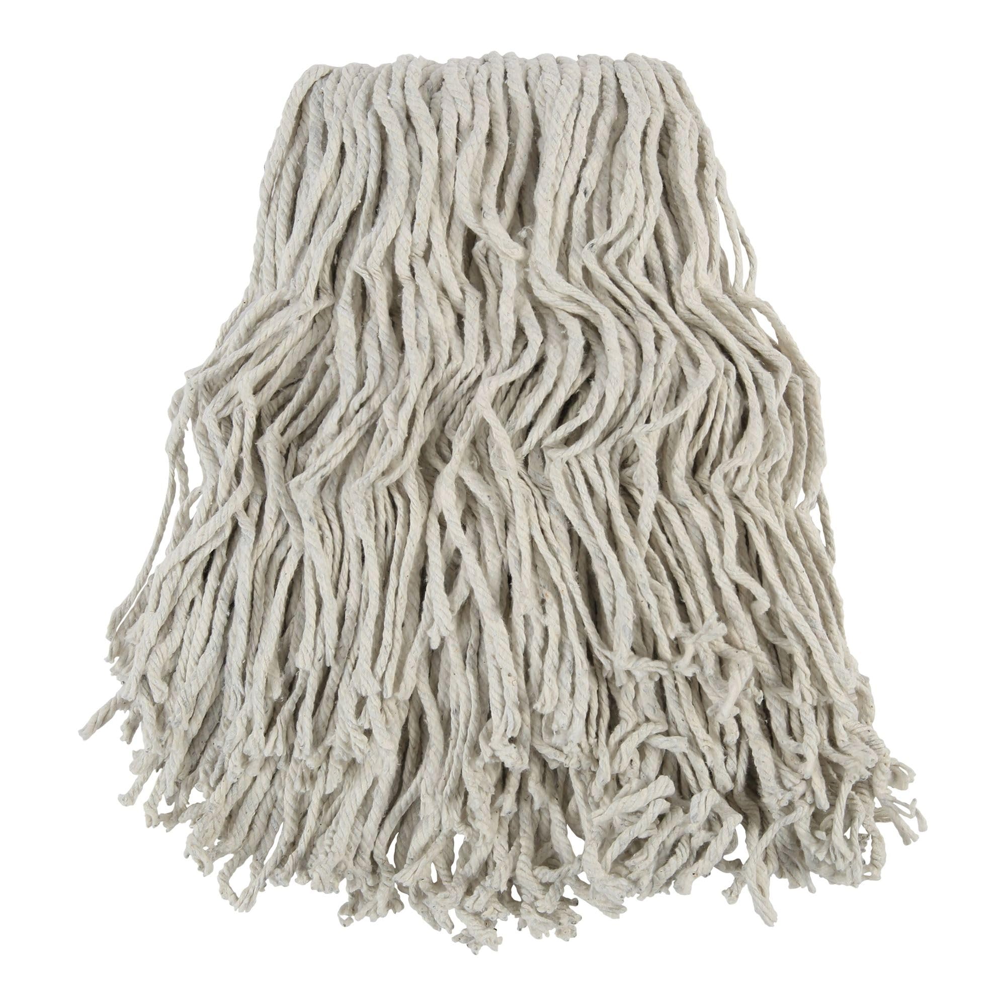 Boardwalk BWKCM02024S #24 Banded Cotton Mop Heads - White (12/Carton)