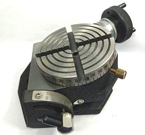 Assorts 4" Inches (100 mm) 4 slots Tilting Rotary Table for Milling Machines