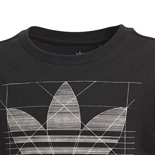 adidas Originals Kids Unisex Tee History Black Small