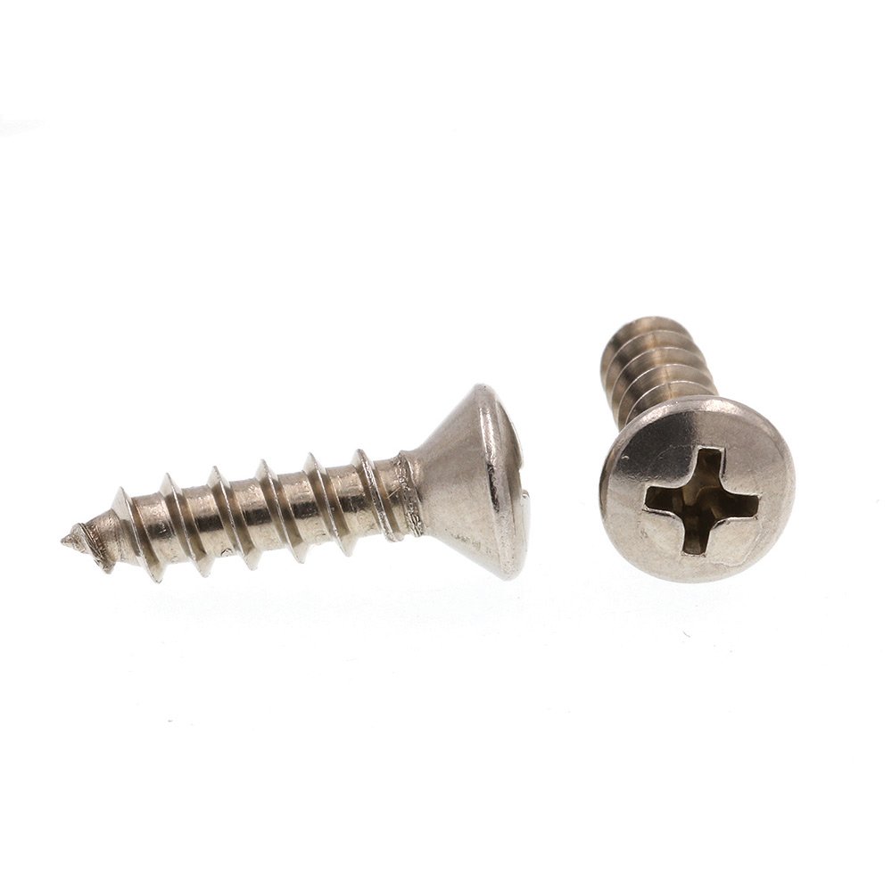 Prime-Line 9023179 Sheet Metal Screw, Self-Tapping, Oval Head Phillips, #10 X 3/4 in, Grade 18-8 Stainless Steel, Pack of 100