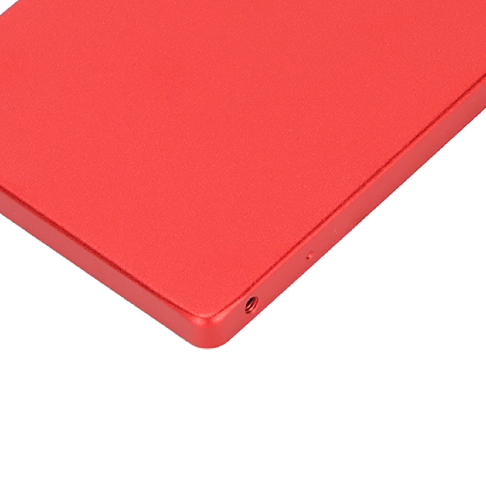 Aluminum Alloy SSD Adapter Case Ultrathin Lightweight Computer SSD Adapter Case Kit for Home Office (Red)